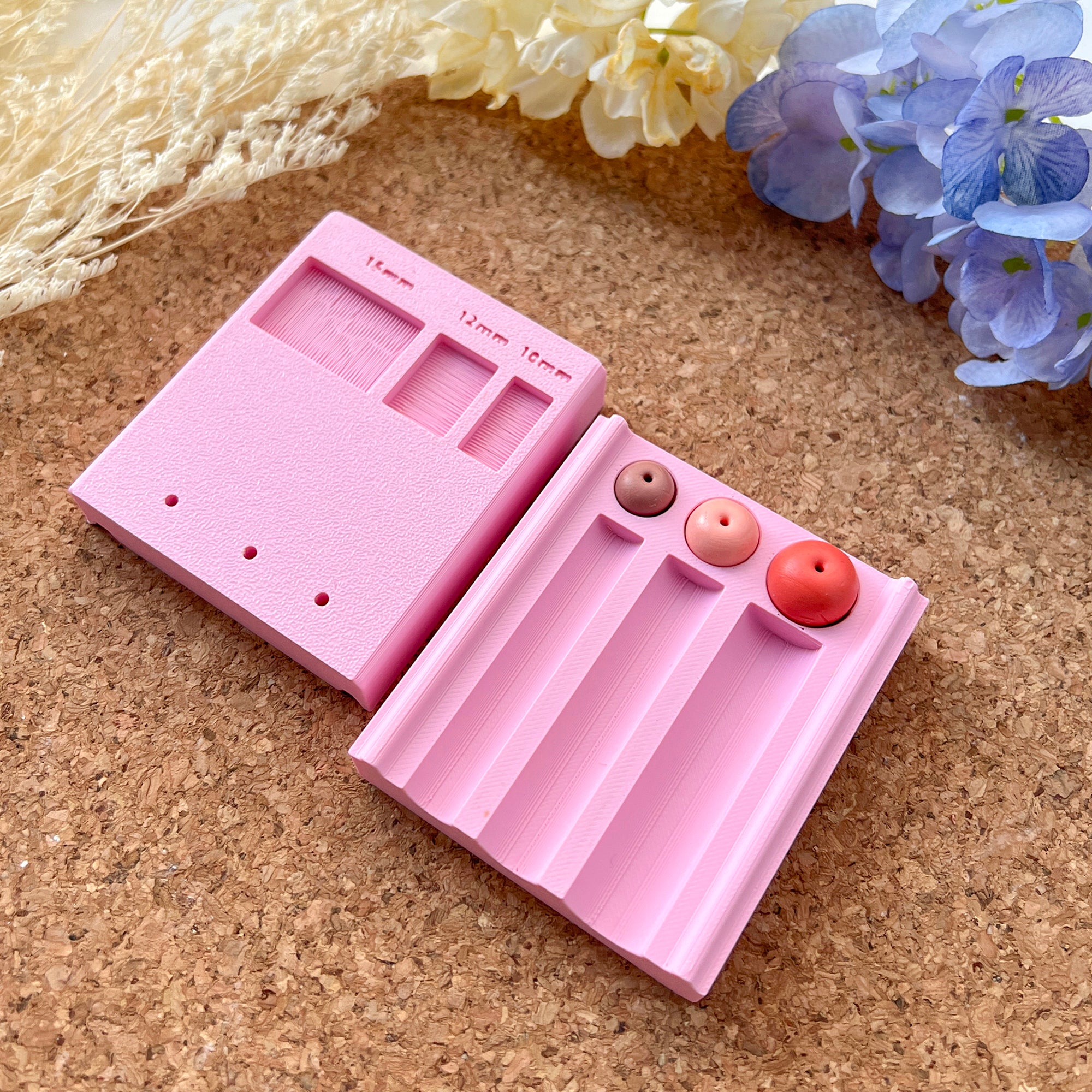Polymer Clay Bead Roller with Bead Hole Maker | Round Balls | Polymer ...