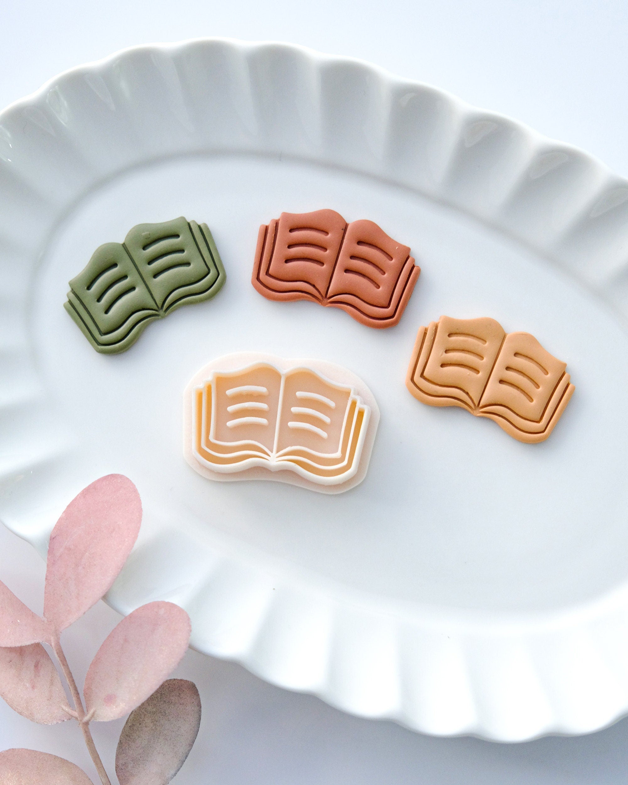 Open Book Clay Cutters – RoseauxClayCo