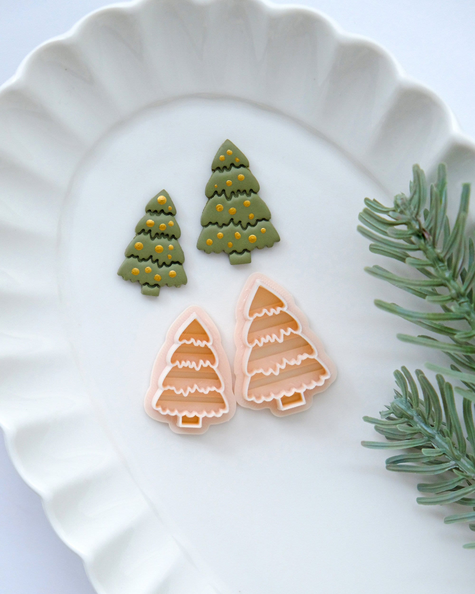Christmas Tree Clay Cutters – RoseauxClayCo